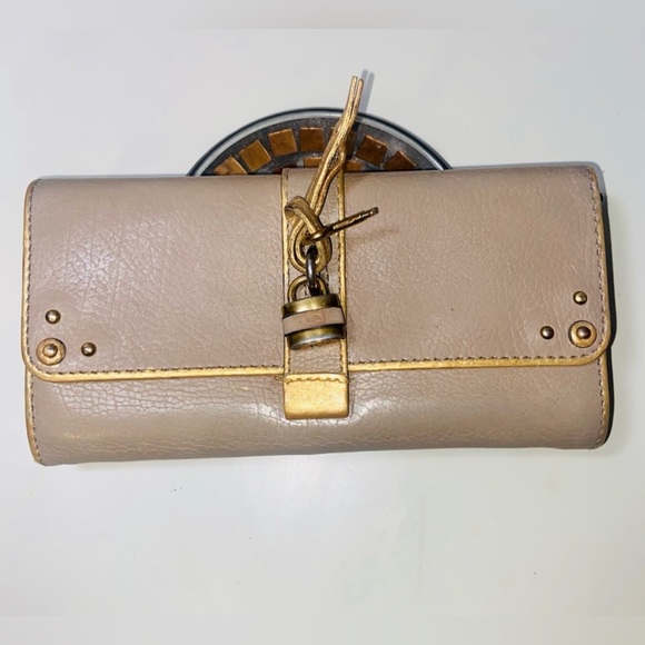 Chloe | Bags | Luxurious Long Wallet With Lock Key | Poshmark